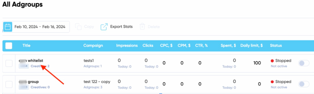 How to set up frequency capping in Advertiser’s Dashboard
